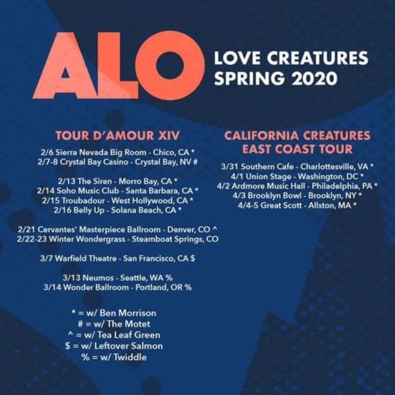 ALO Tour Dates Announced | Live Music News