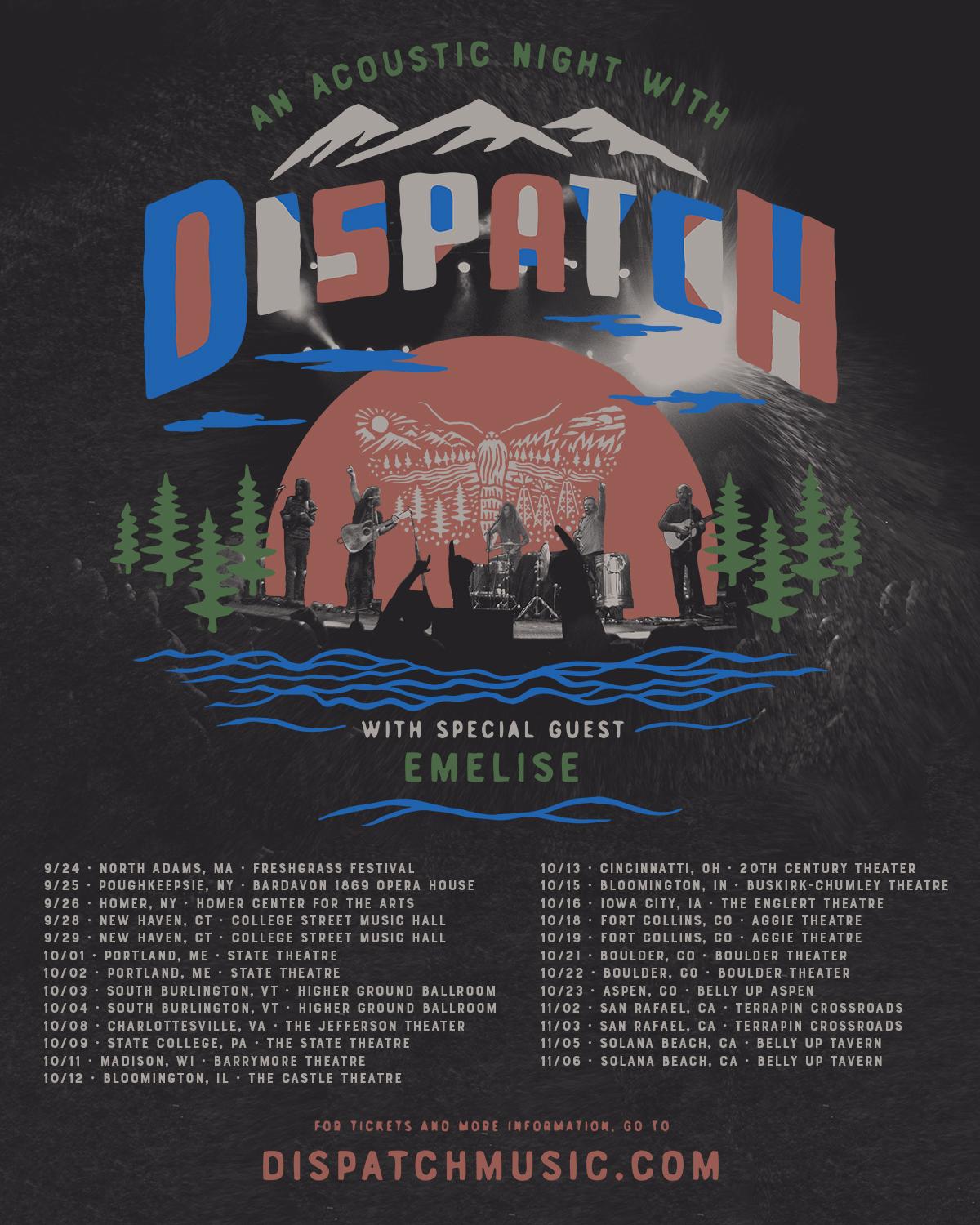Dispatch Announce Fall Acoustic Tour Dates | Live Music News